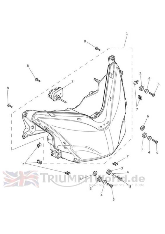 Hauptscheinwerfer - Trophy 1215 SE